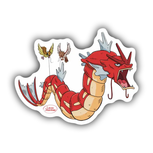 SHINY GYARADOS – Rei do Sticker