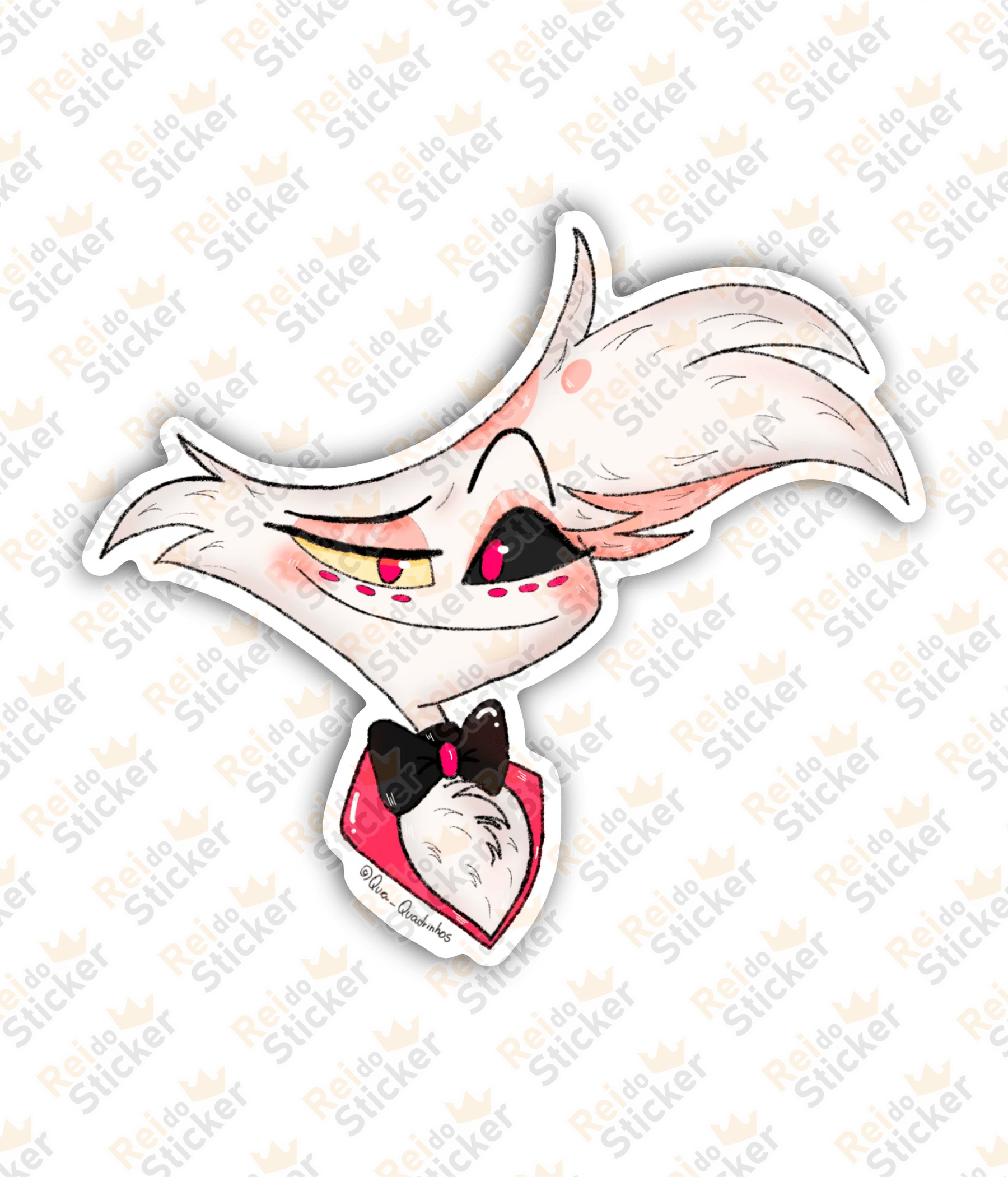 Adesivo Angel Dust Hazbin Hotel | Rei do Sticker