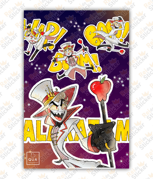Lucifer - Wap bam boom Alakazam – Rei do Sticker